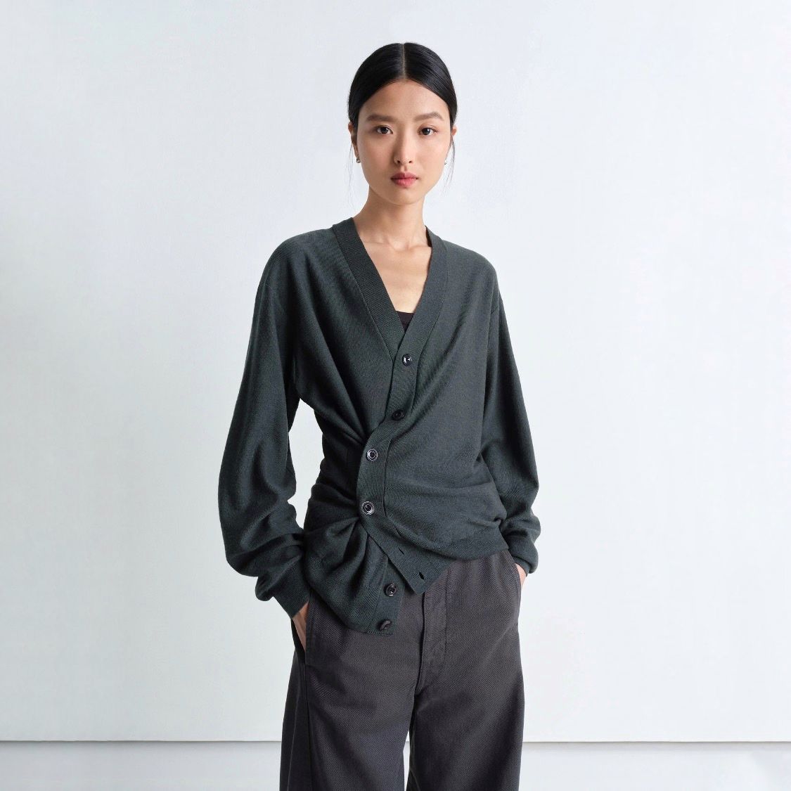 LEMAIRE - 【残り一点】Relaxed Twisted Cardigan | ACRMTSM LEMAIRE - 【残り一点】Relaxed Twisted Cardigan | ACRMTSM
