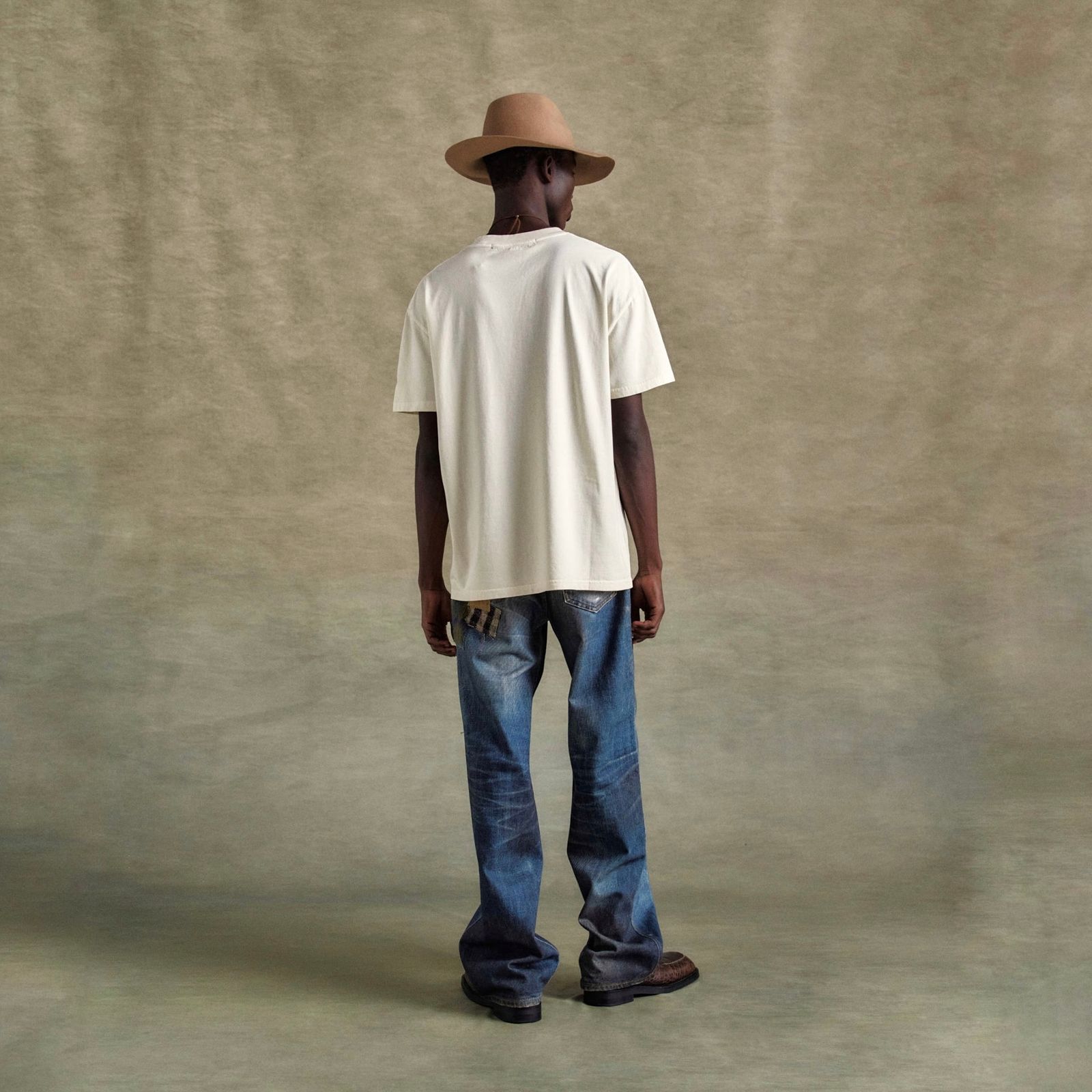 ANDERSSON BELL - 【残り一点】Patchwork Printed Denim Trompe ANDERSSON BELL - 【残り一点】Patchwork Printed Denim Trompe