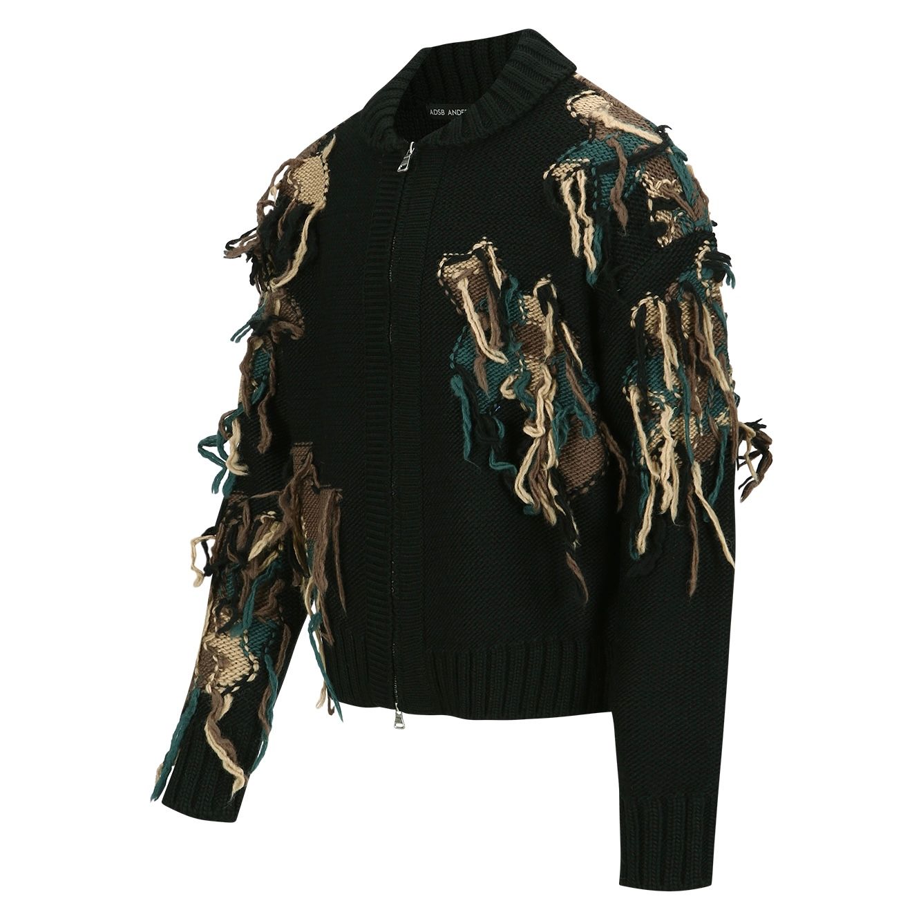 ANDERSSON BELL - 【残り一点】New Camouflage Zip Up Cardigan ANDERSSON BELL - 【残り一点】New Camouflage Zip Up Cardigan