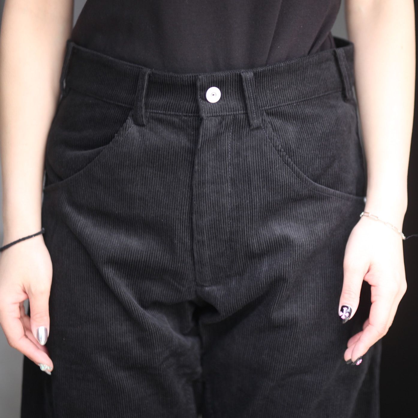 Omar Afridi - 【残り一点】Knee Darted Flare Trousers Omar Afridi - 【残り一点】Knee Darted Flare Trousers