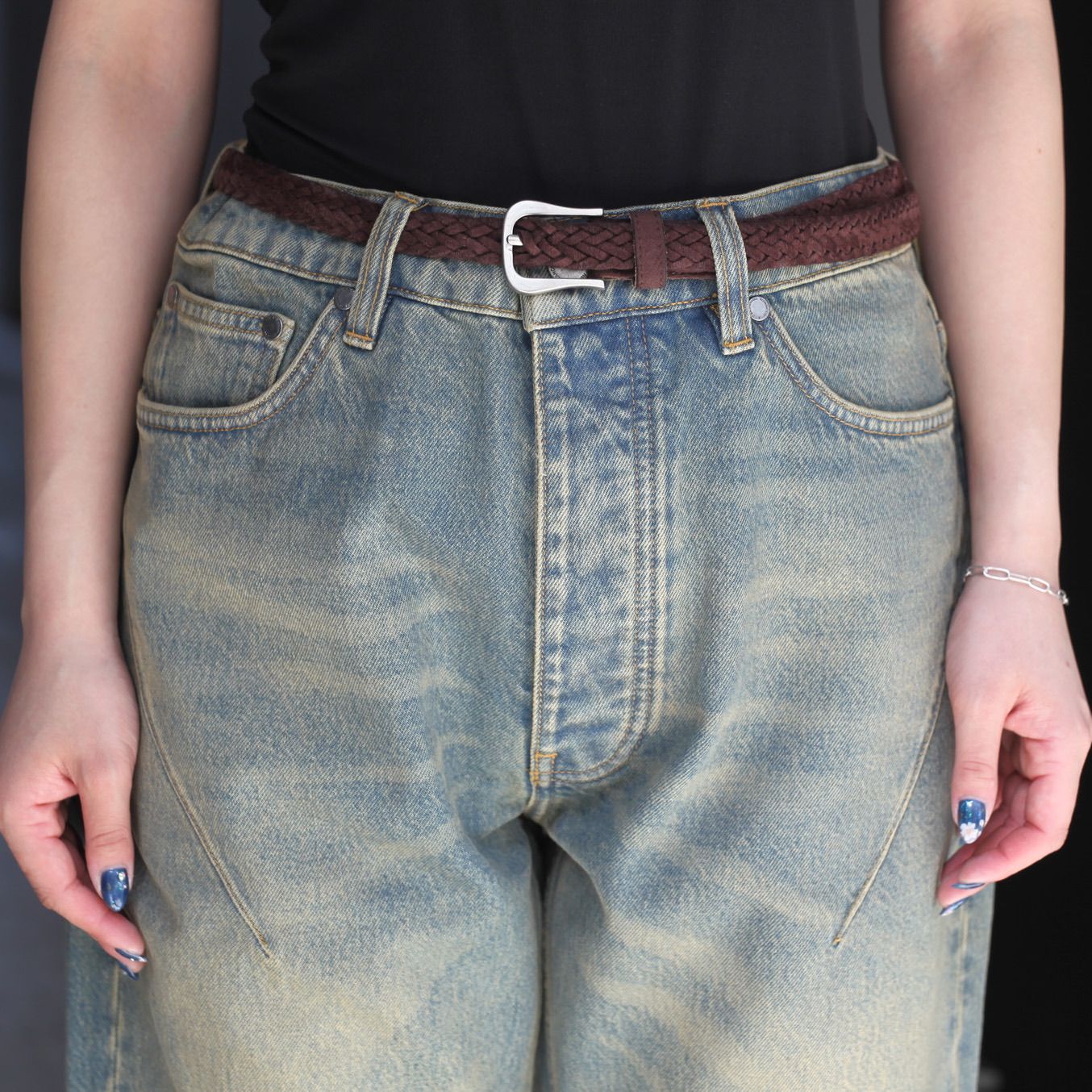 NO MAINTENANCE - 【残り一点】Sand Wash Drifter Denim NO MAINTENANCE - 【残り一点】Sand Wash Drifter Denim