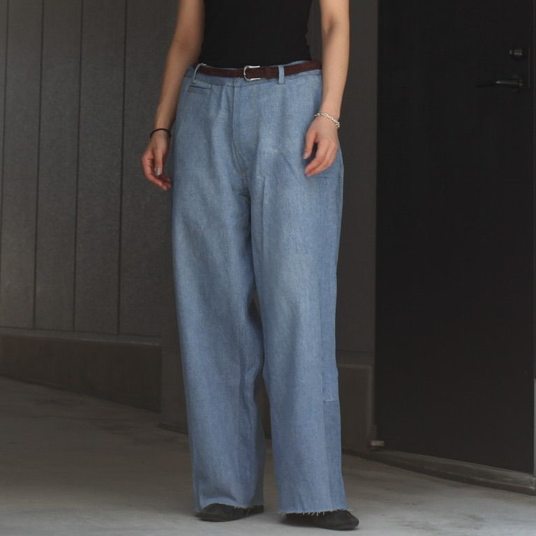 SEEALL - 【残り一点】Reconstructed Super Baggy Slacks Denim_3(L) | ACRMTSM ...