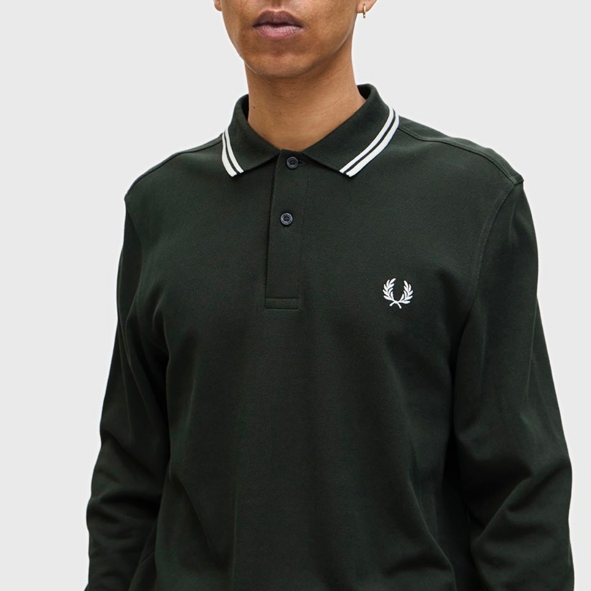 FRED PERRY - 【残り一点】Long Sleeve Twin Tipped FP Shirt | ACRMTSM ONLINE STORE