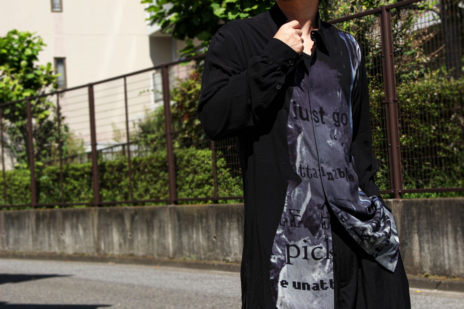 yohji yamamoto - Yohji Yamamoto [HR-B43-223 / おばけプリント yohji yamamoto - Yohji Yamamoto [HR-B43-223 / おばけプリント