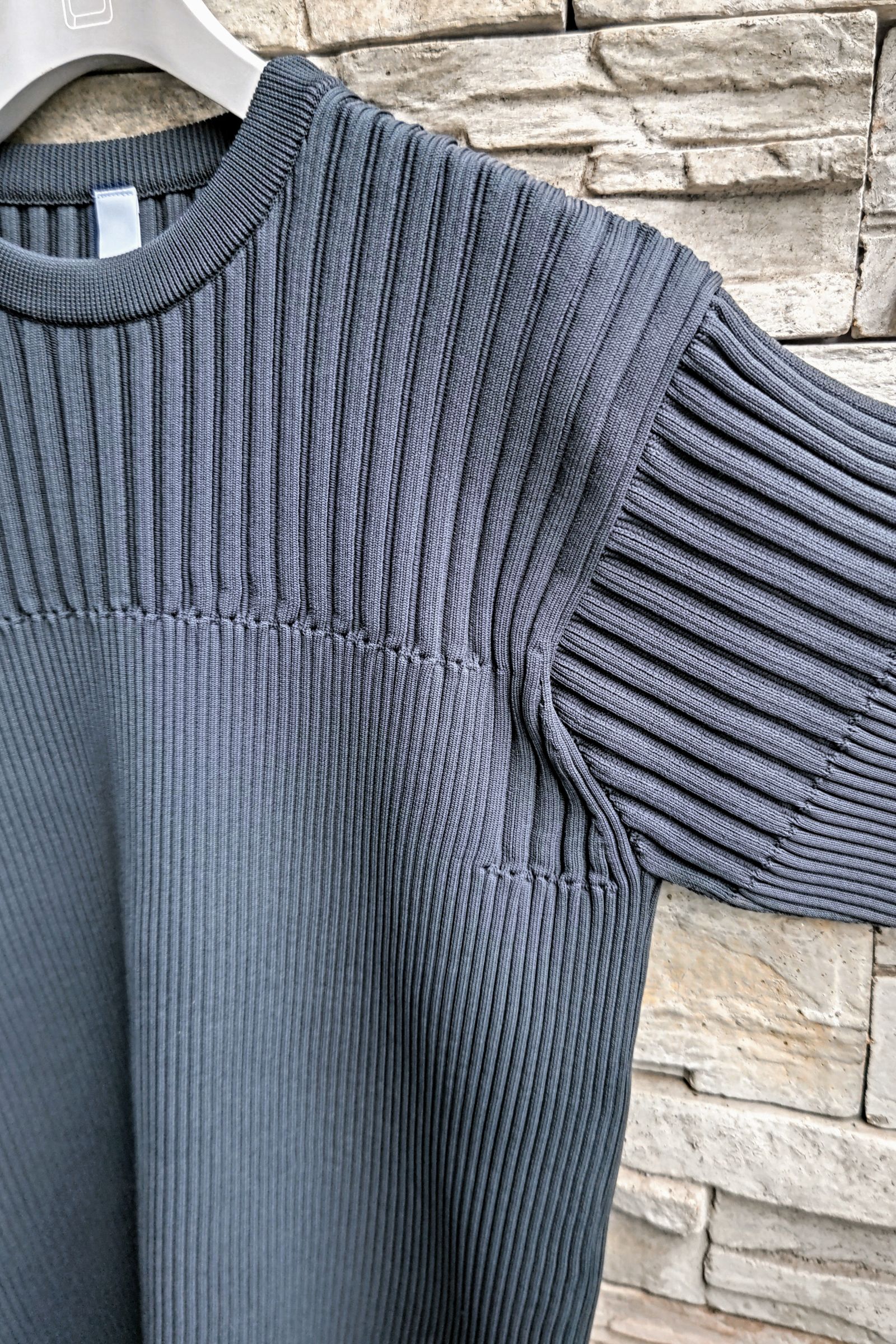 CFCL - FLUTED PULLOVER-SHADOW GRAY-VOL.7 24ss | asterisk CFCL - FLUTED PULLOVER-SHADOW GRAY-VOL.7 24ss | asterisk