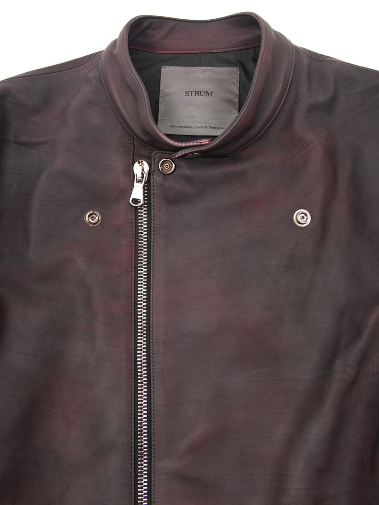 STRUM - Full tanned Calfskin Garment Burning Dyed Semi STRUM - Full tanned Calfskin Garment Burning Dyed Semi