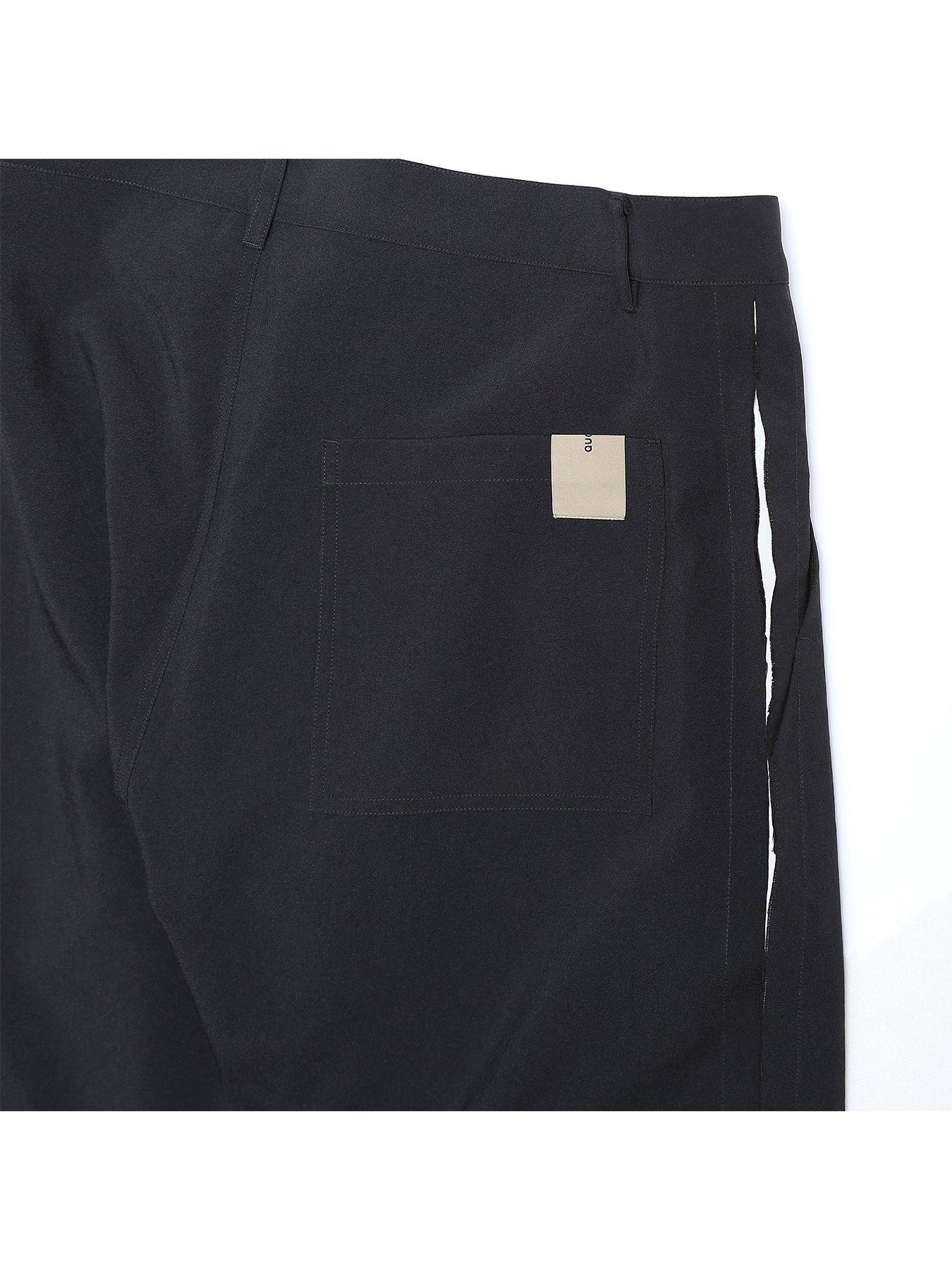 QUOLT - UNTRAD PANTS / ブラック×ホワイト【QUOLT】 | BRYAN