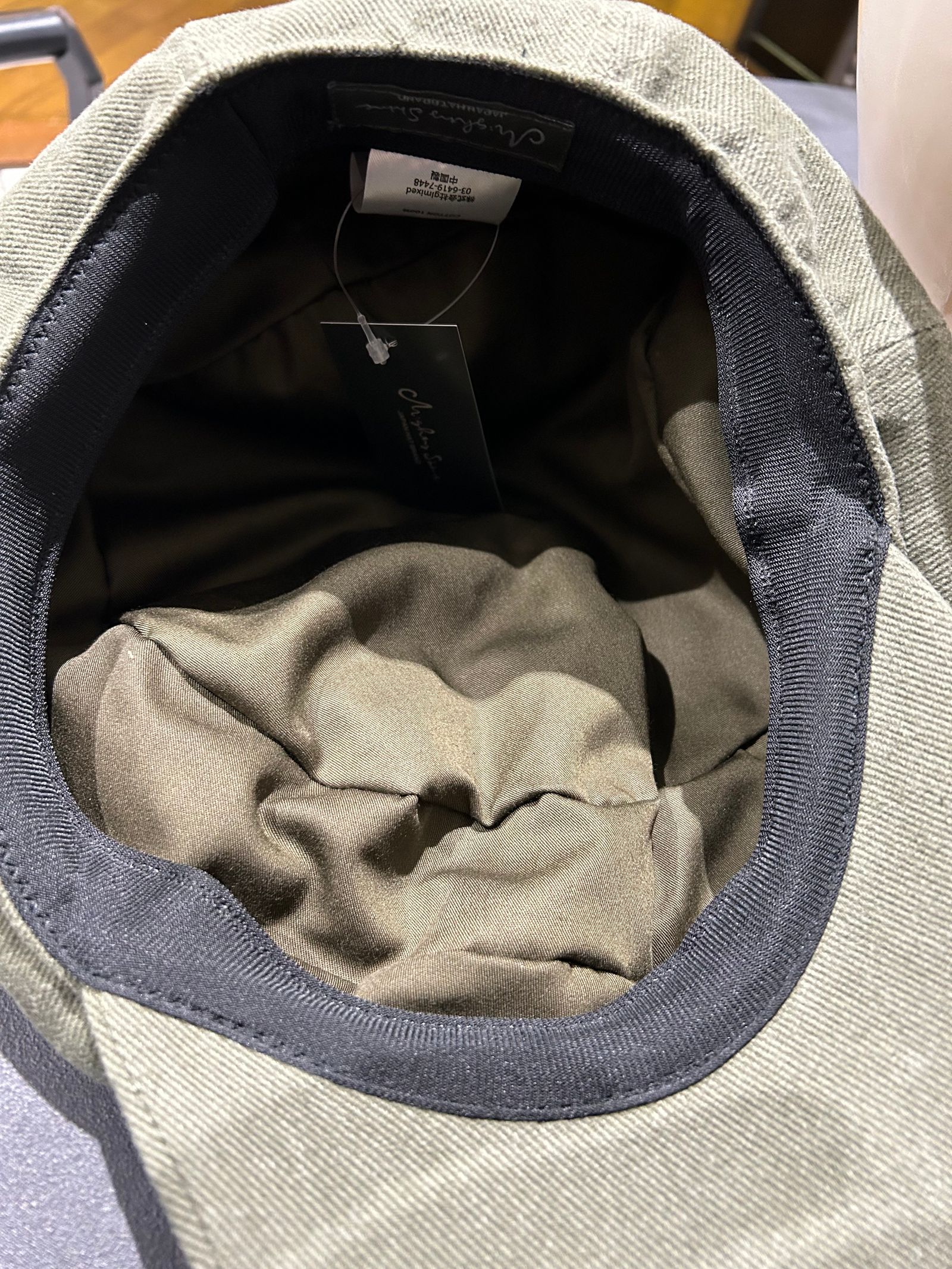 Mighty Shine - WASHED TWILL CASQUETTEキャスケット / ブラック Mighty Shine - WASHED TWILL CASQUETTEキャスケット / ブラック