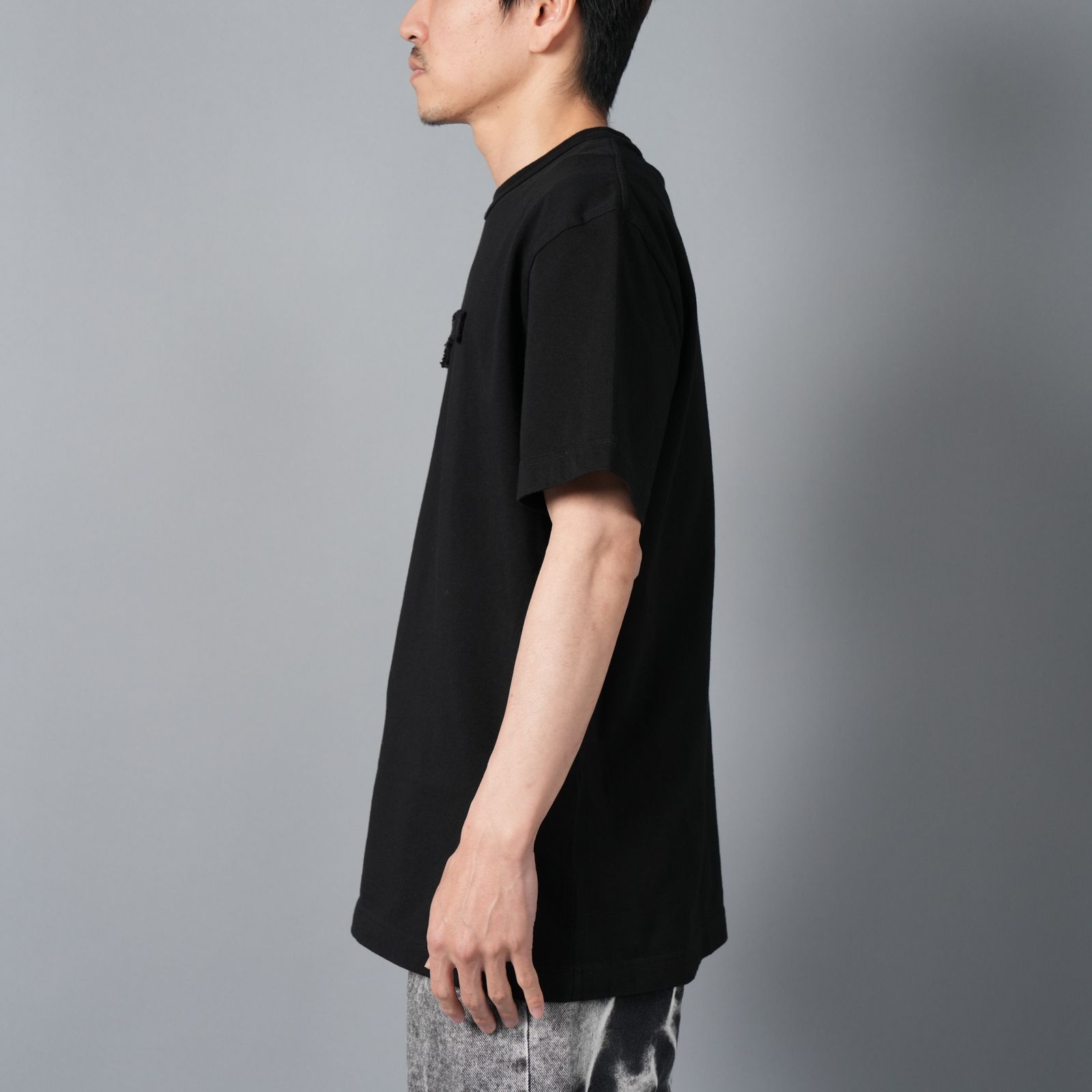 alexander wang - DISTRESSED LOGO SHORT SLEEVE TEE / コットン alexander wang - DISTRESSED LOGO SHORT SLEEVE TEE / コットン