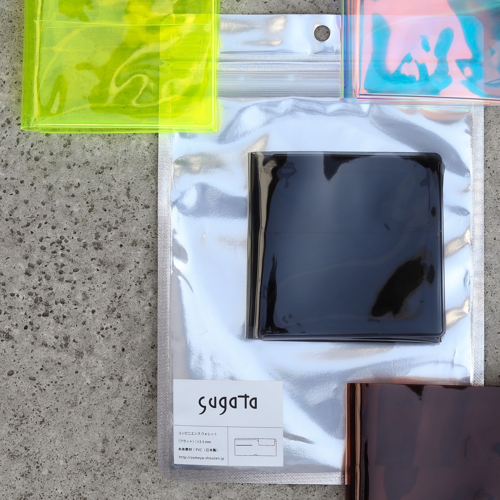 sugata - コンビニエンスウォレット（フラット）クリア | corne/コルネ