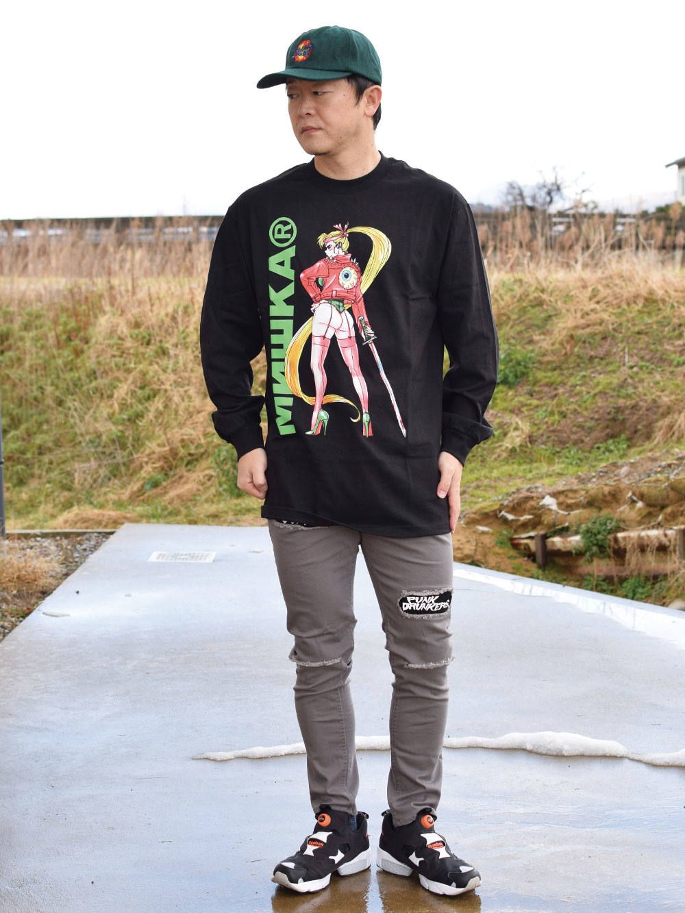 MISHKA - SAMURAI KEEP WATCH L/S TEE | DOLL MISHKA - SAMURAI KEEP WATCH L/S TEE | DOLL