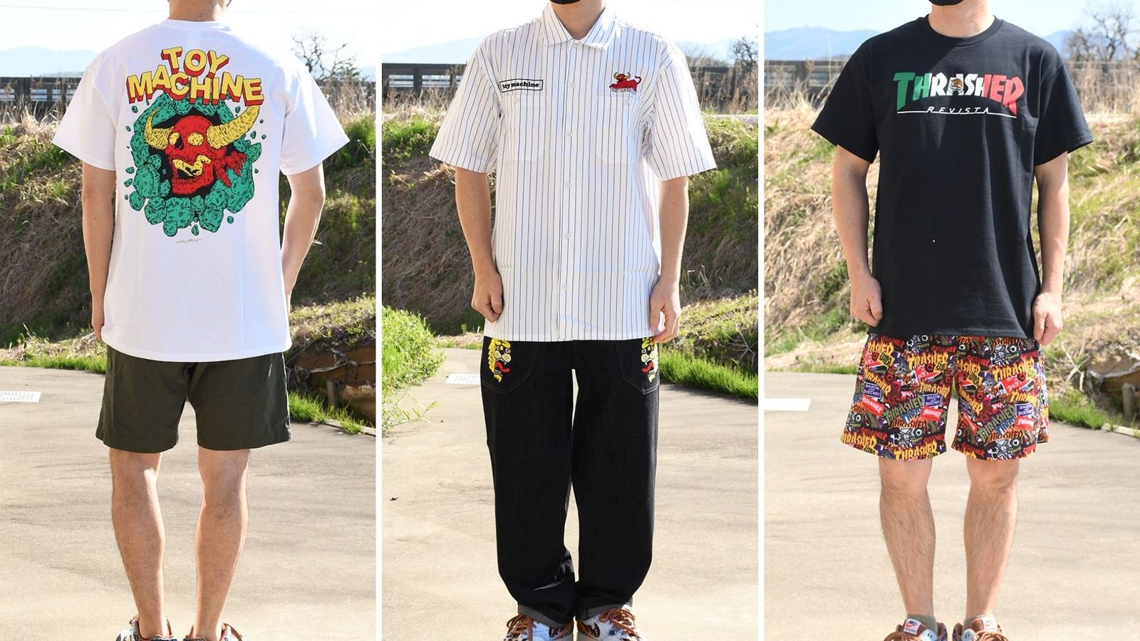 《TOY MACHINE , THRASHER》新作スタイリング！ | DOLL