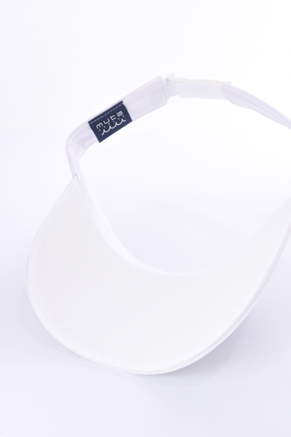 muta - WAVE LOGO VISOR / ウェーブ ロゴ バイザー (ブラック) | GOSSIP GOLF