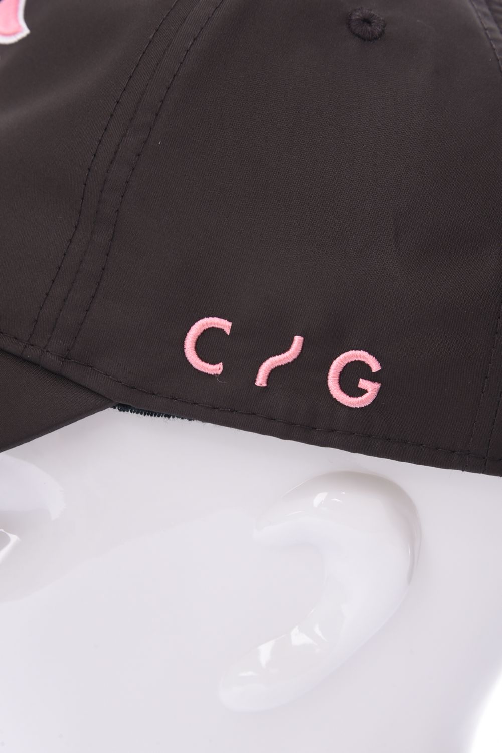 CPG GOLF - NYLON TWILL CAP / ブランドロゴ刺繍 ナイロンツイルキャップ (ブラック) | GOSSIP GOLF