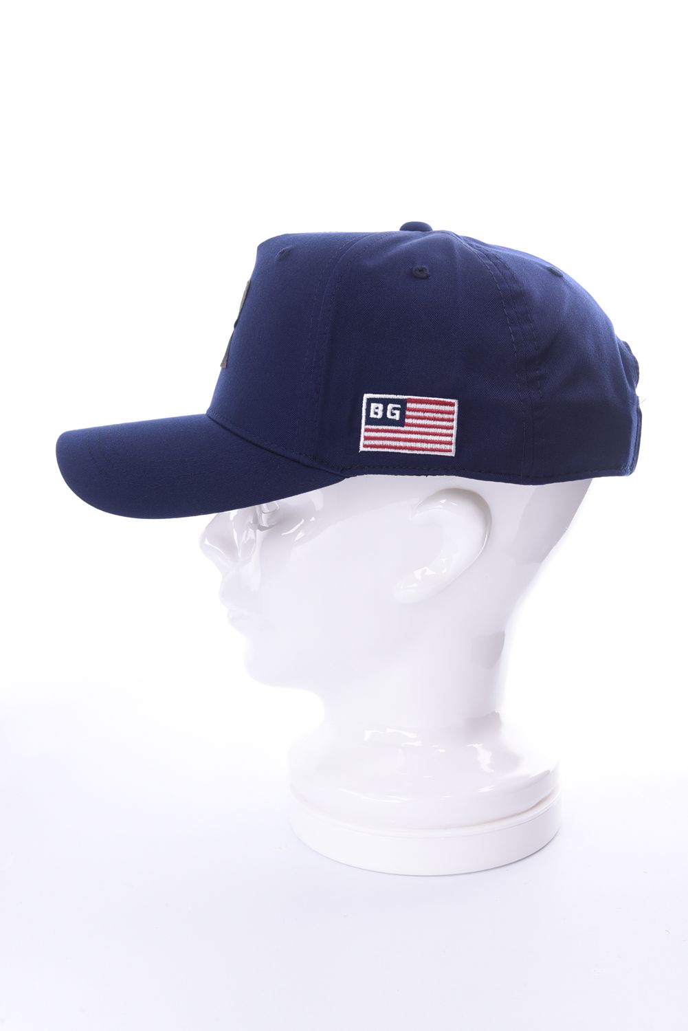 BRIEFING - MENS CAMO INITIAL CAP / カモフラ柄 イニシャルワッペン キャップ ネイビー | GOSSIP GOLF