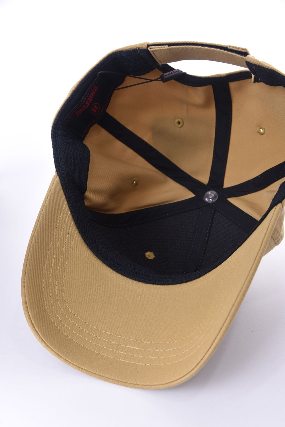 BRIEFING - MENS CAMO INITIAL CAP / カモフラ柄 イニシャルワッペン キャップ ネイビー | GOSSIP GOLF