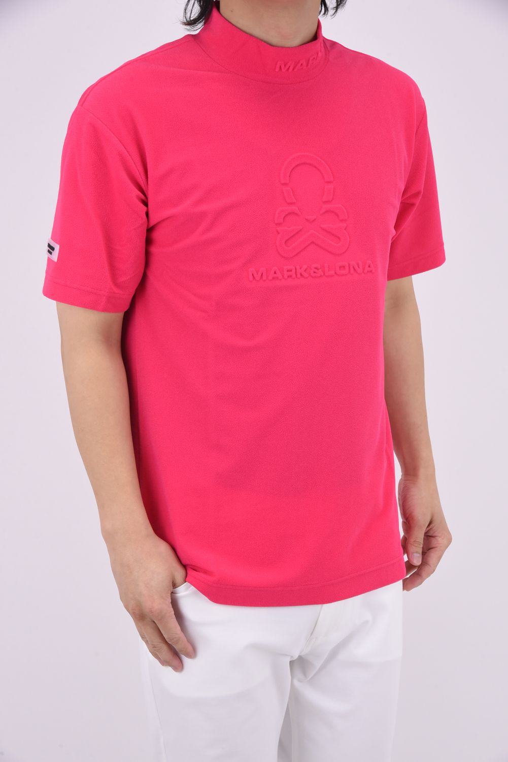 MARK&LONA - 【25SS】 EVER ECONYL® MOCK NECK TEE / パイル素材 MARK&LONA - 【25SS】 EVER ECONYL® MOCK NECK TEE / パイル素材