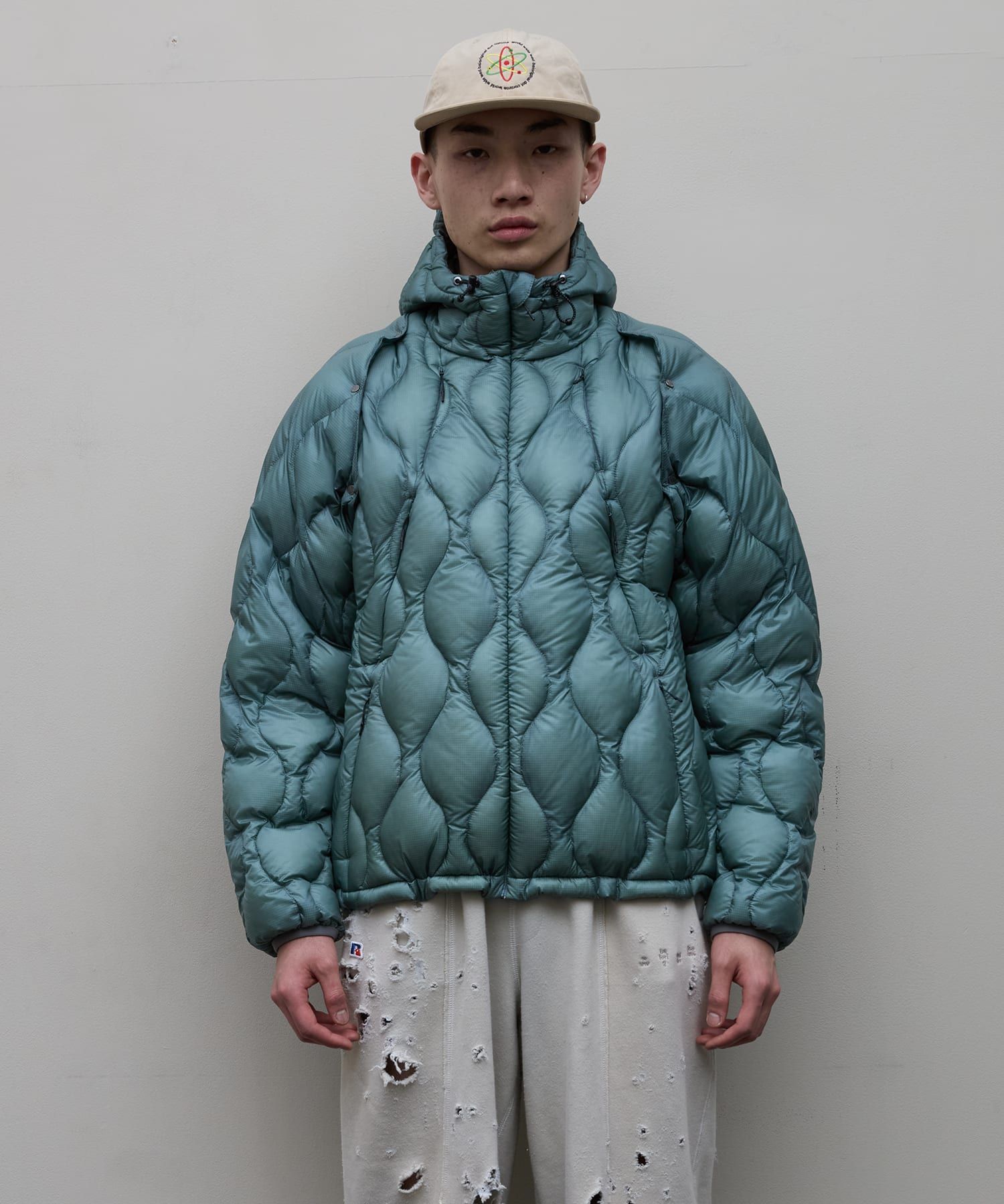 bal - BAL / TAION REMOVABLE SLEEVE DOWN JACKET Black / タイ bal - BAL / TAION REMOVABLE SLEEVE DOWN JACKET Black / タイ