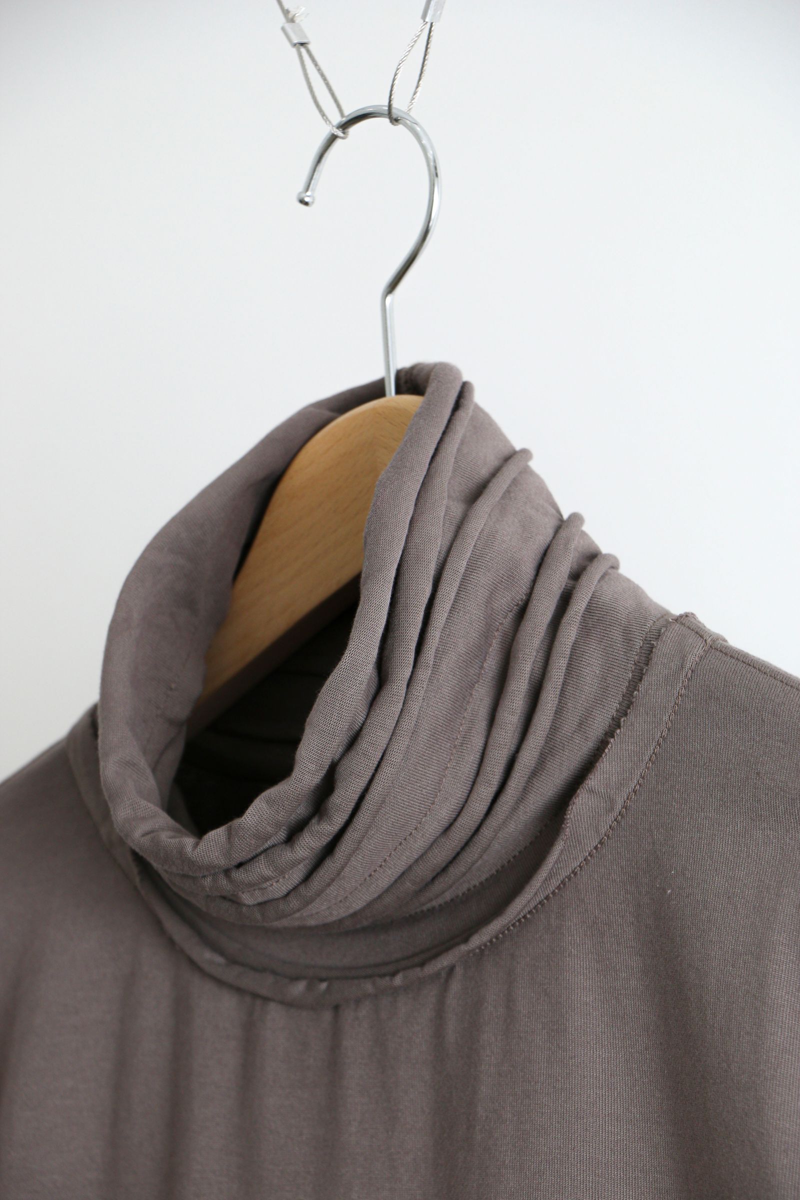 tac:tac - SPLENDER JERSEY - CUTOFF TURTLE JERSEY Brown | koko