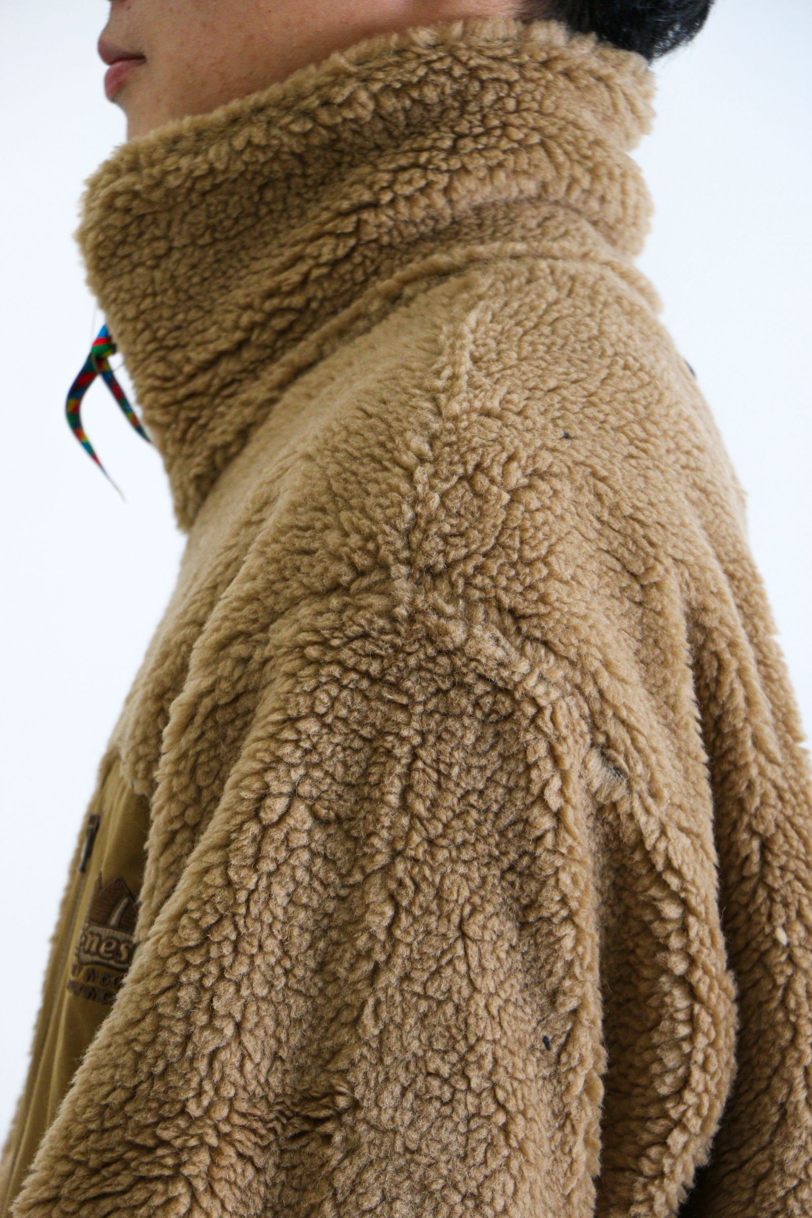 is-ness - NEW HOLY MOUNTAIN FLEECE JACKET Beige | koko is-ness - NEW HOLY MOUNTAIN FLEECE JACKET Beige | koko