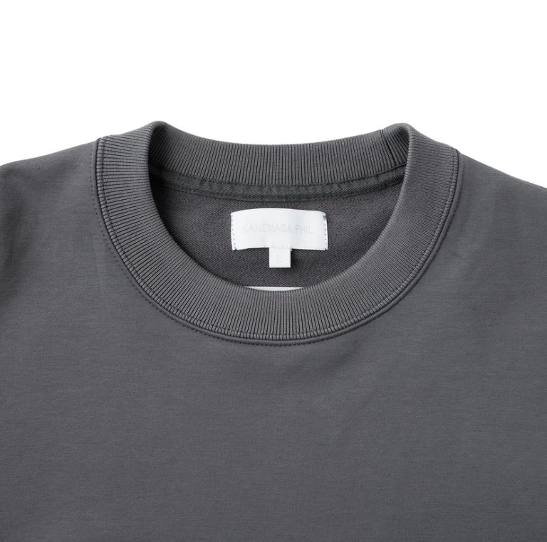 KANEMASA PHIL. - 36G Super Fine Gauge Pullover CHARCOAL KANEMASA PHIL. - 36G Super Fine Gauge Pullover CHARCOAL