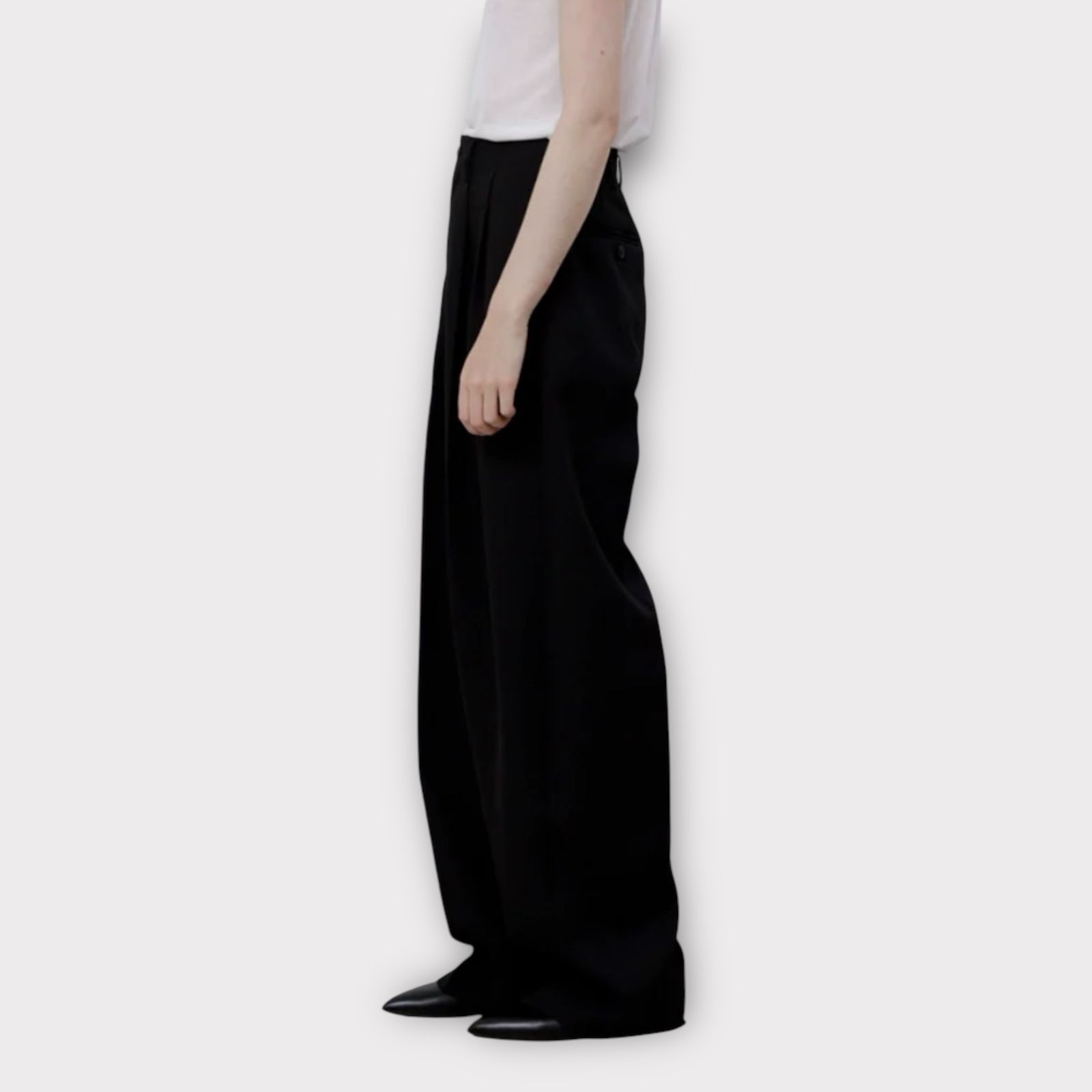 08sircus - Viscose mad cross wide tuck pants / 2タック 08sircus - Viscose mad cross wide tuck pants / 2タック