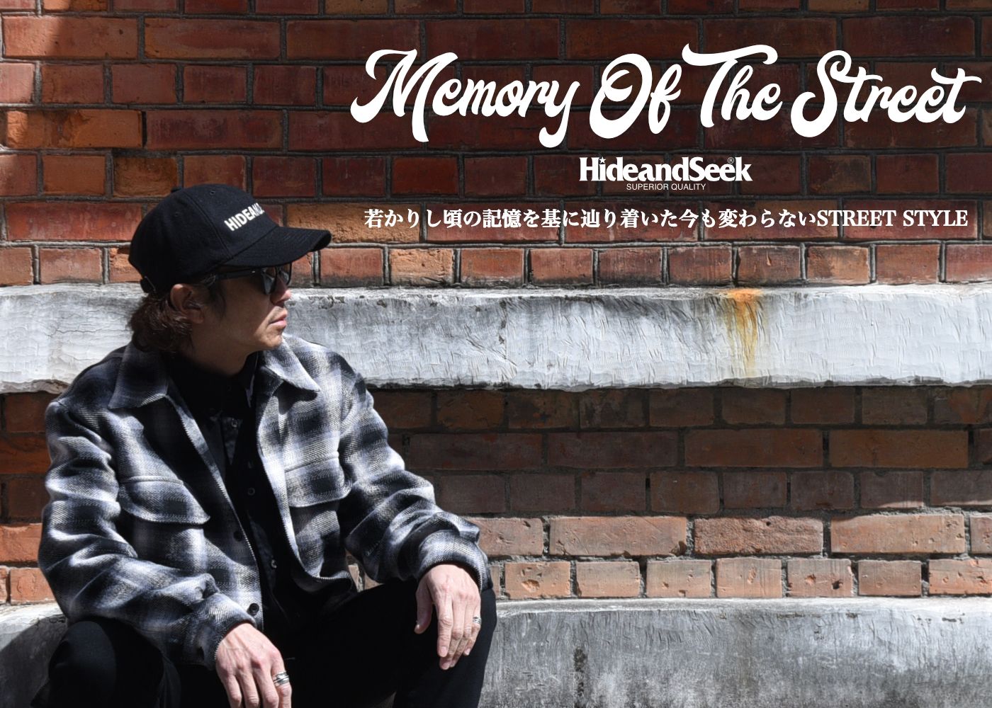 HIDE AND SEEK - × SKOLOCT HAT (BLACK) / スコロクト コラボ HIDE AND SEEK - × SKOLOCT HAT (BLACK) / スコロクト コラボ