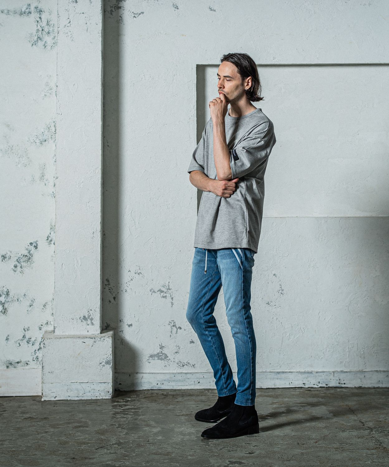 RESOUND CLOTHING - FINEST BASIC LOOSE T / RC35-T-007 / 最高品質コットンビッグTシャツ ...