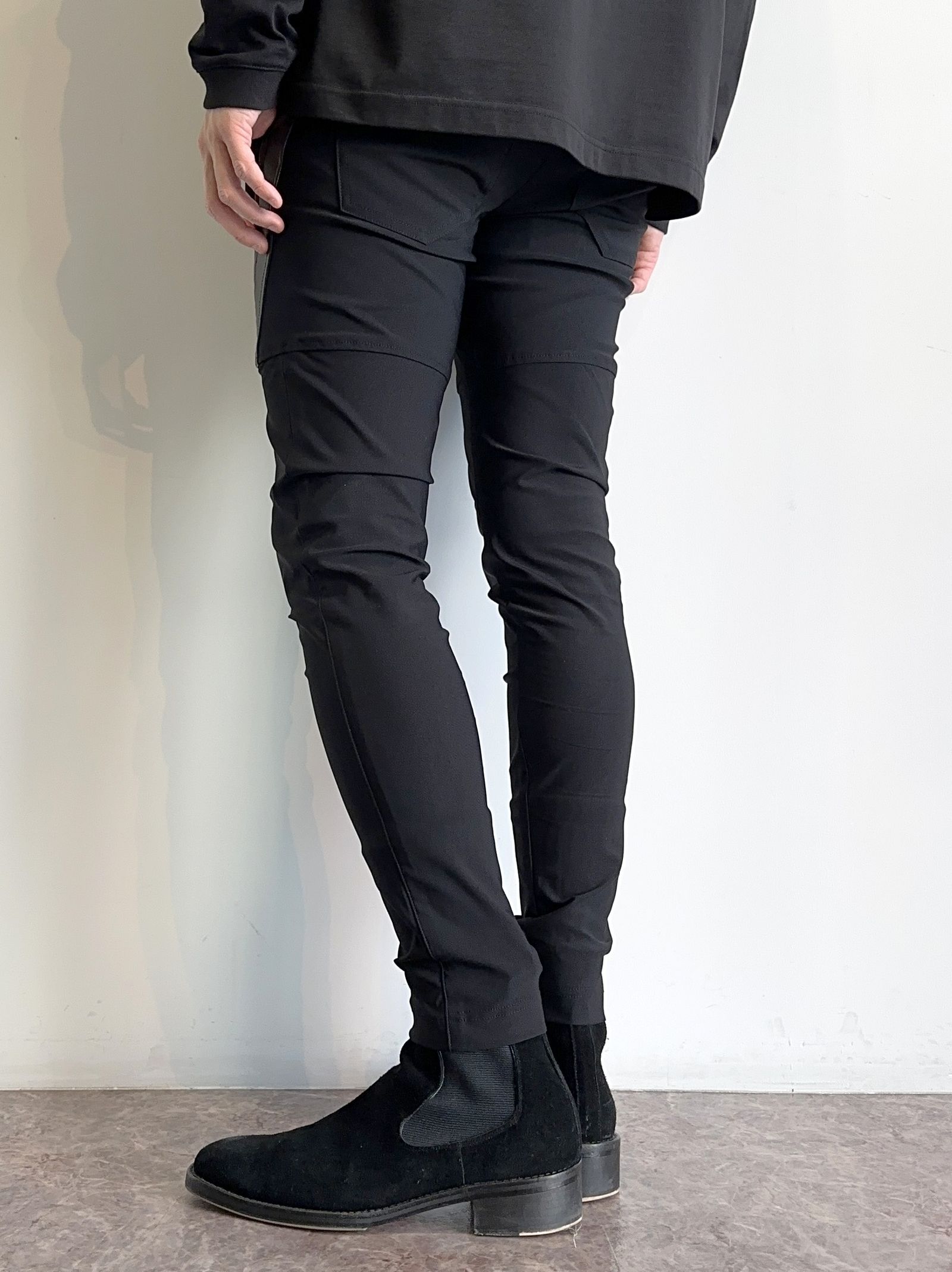 RESOUND CLOTHING - TYLER NYLON PANTS / RC36-ST-026 / レザーラインナイロンパンツ / グレージュ (5月中旬入荷予定) | LUKE