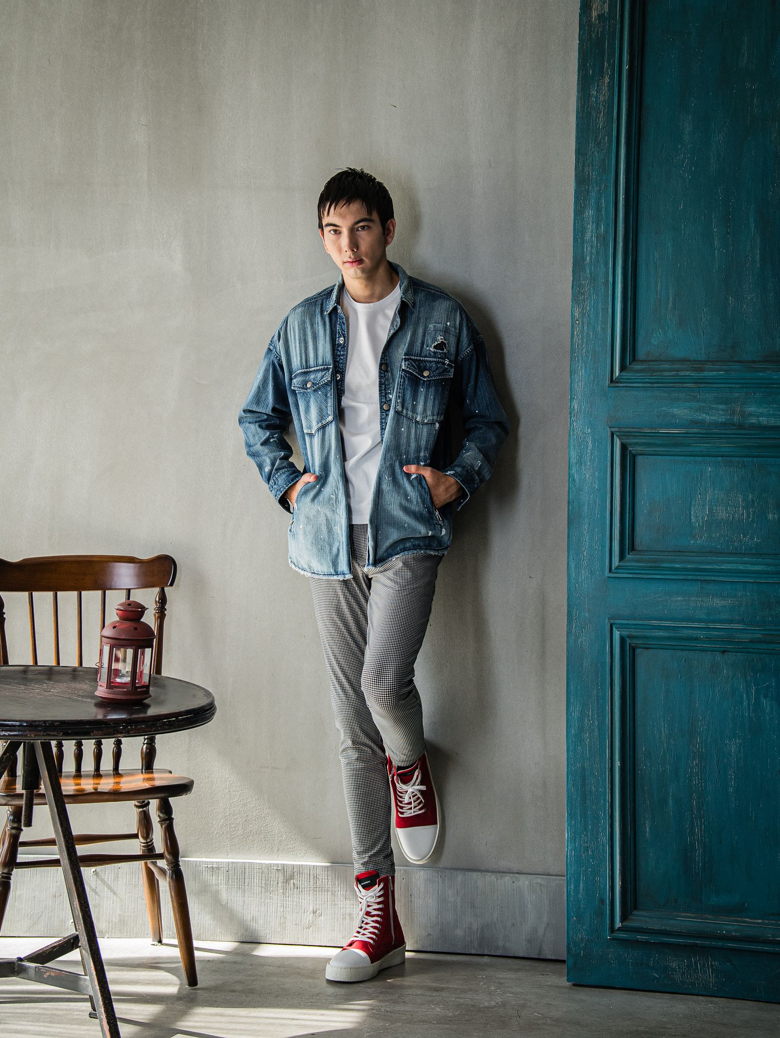 RESOUND CLOTHING - CHRIS EASY TUCK PANTS / RC31-ST-016T / シアサッカーイージータック ...