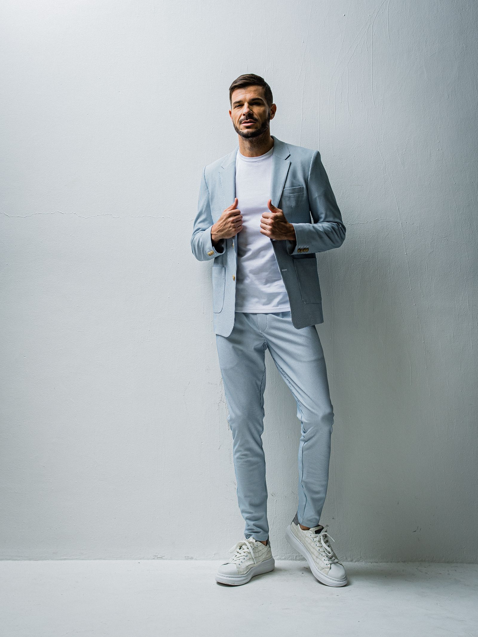 RESOUND CLOTHING - CHRIS EASY TUCK PANTS / RC27-ST-016T / シアサッカーイージータック ...