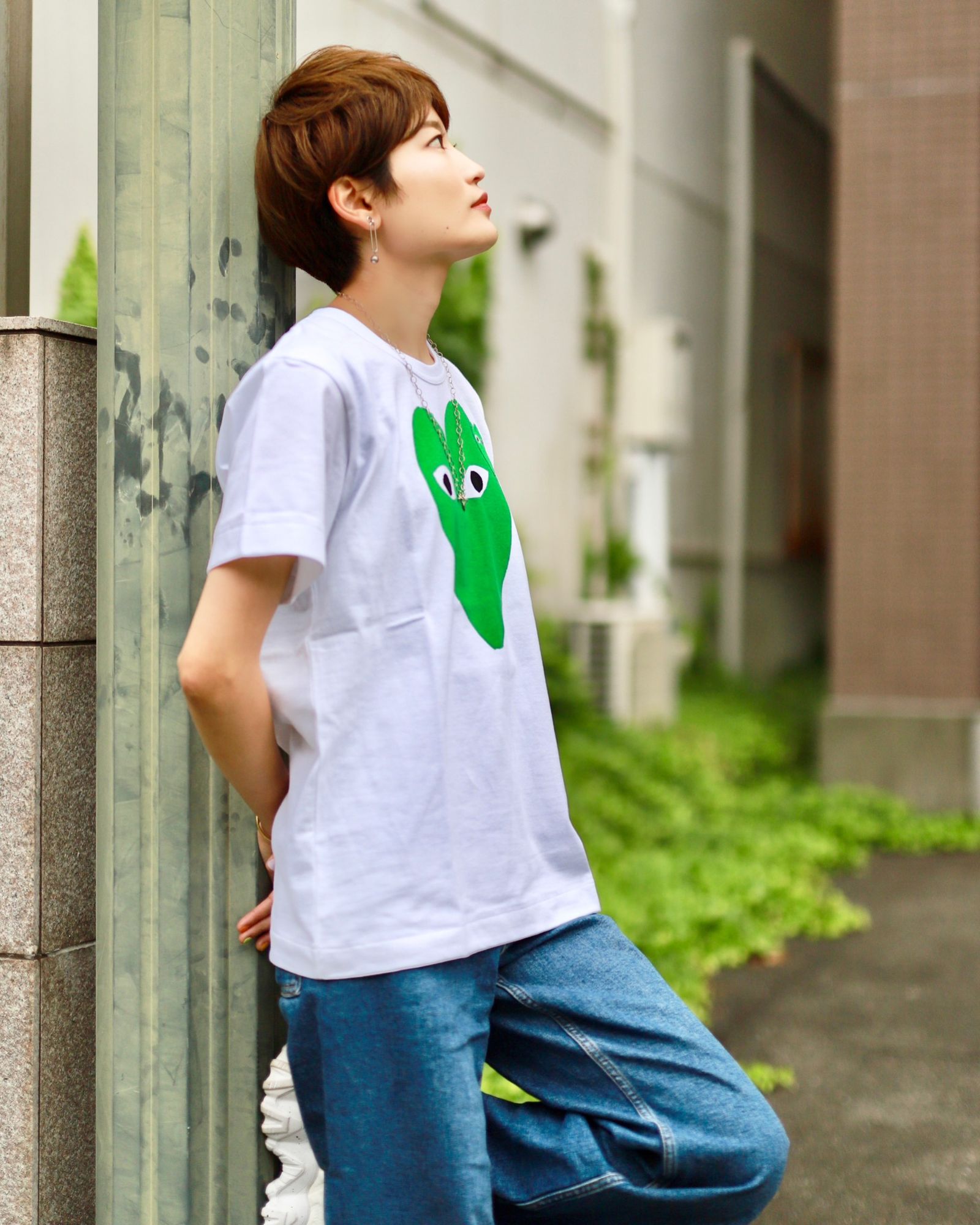 PLAY COMME des GARCONS レディース GREEN HEART style.2023.6.3 PLAY COMME des GARCONS レディース GREEN HEART style.2023.6.3