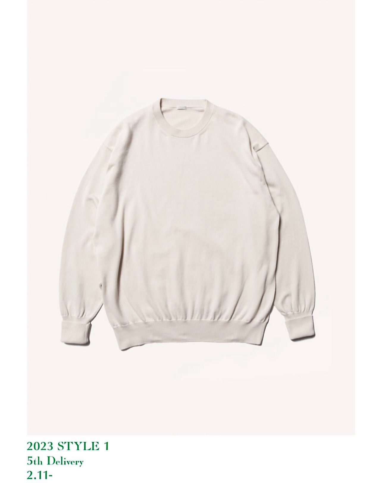 A.PRESSE - アプレッセニット Cotton Knit L/S T-Shirt(23SAP-03 A.PRESSE - アプレッセニット Cotton Knit L/S T-Shirt(23SAP-03