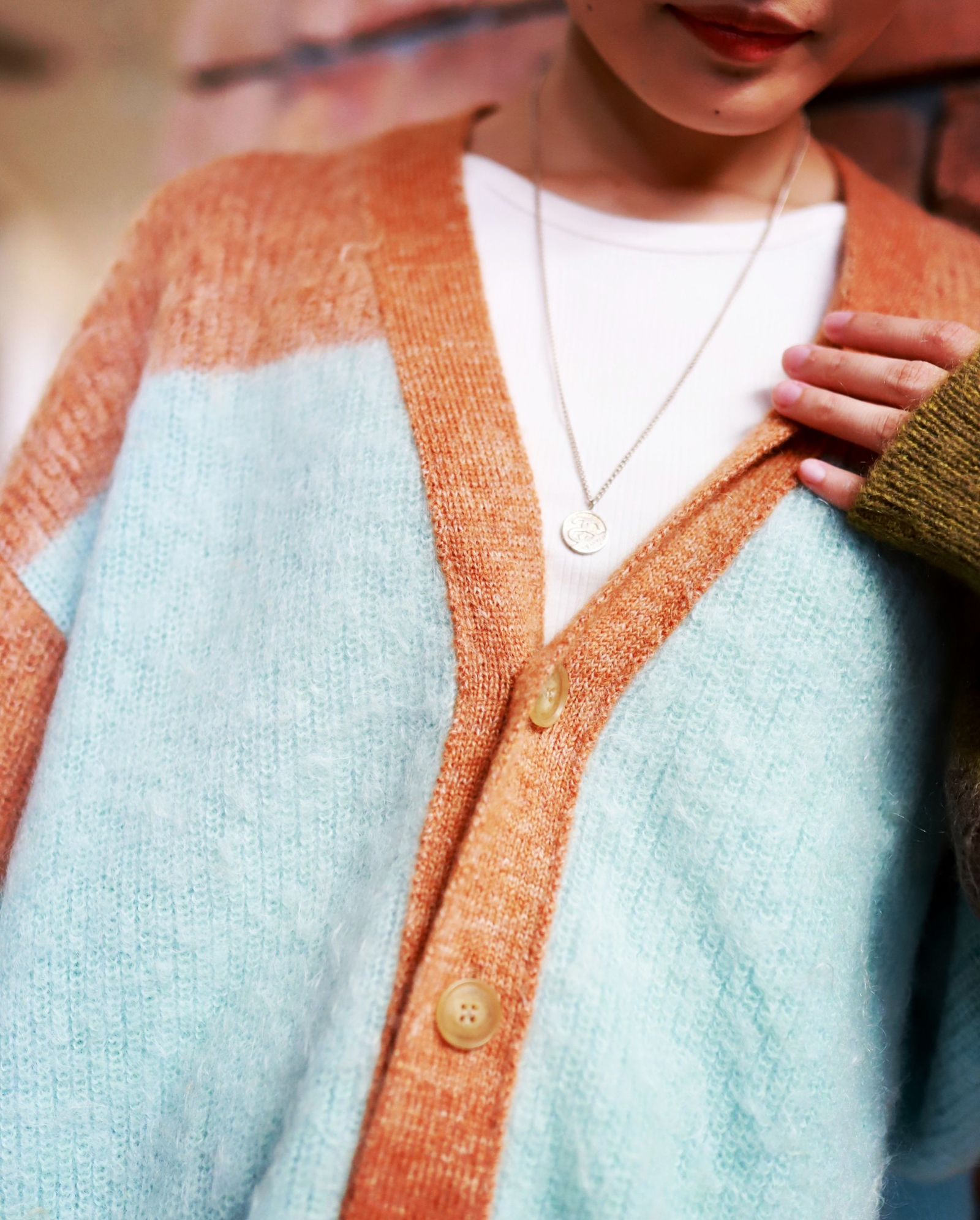 YOKE 新作MOHAIR BORDER CARDIGAN style.2023.9.1 | 3655 | mark YOKE 新作MOHAIR BORDER CARDIGAN style.2023.9.1 | 3655 | mark