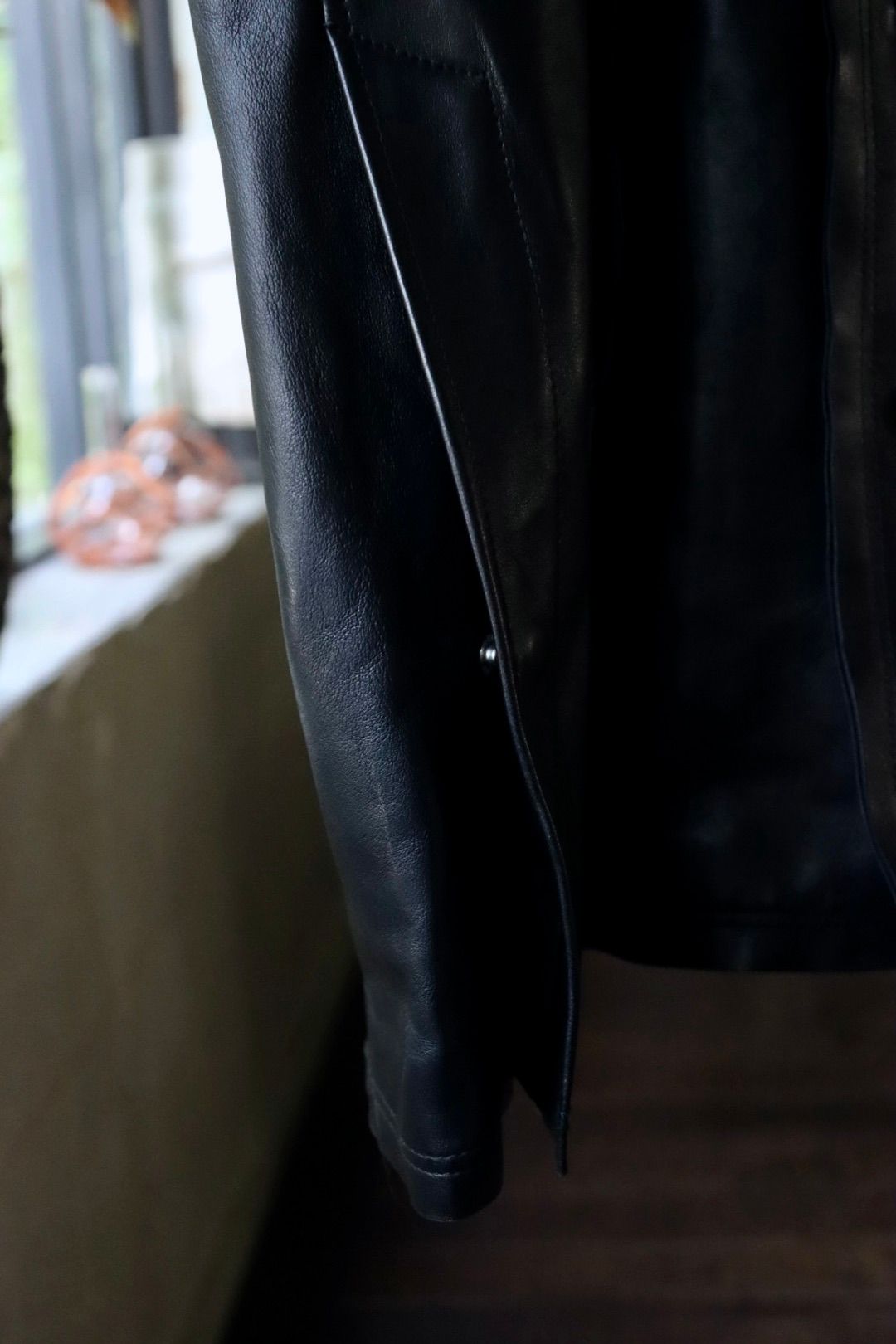 YOKE - ヨーク23AW CUT-OFF LEATHER CAR COAT(YK22AW0401C)DEEP YOKE - ヨーク23AW CUT-OFF LEATHER CAR COAT(YK22AW0401C)DEEP