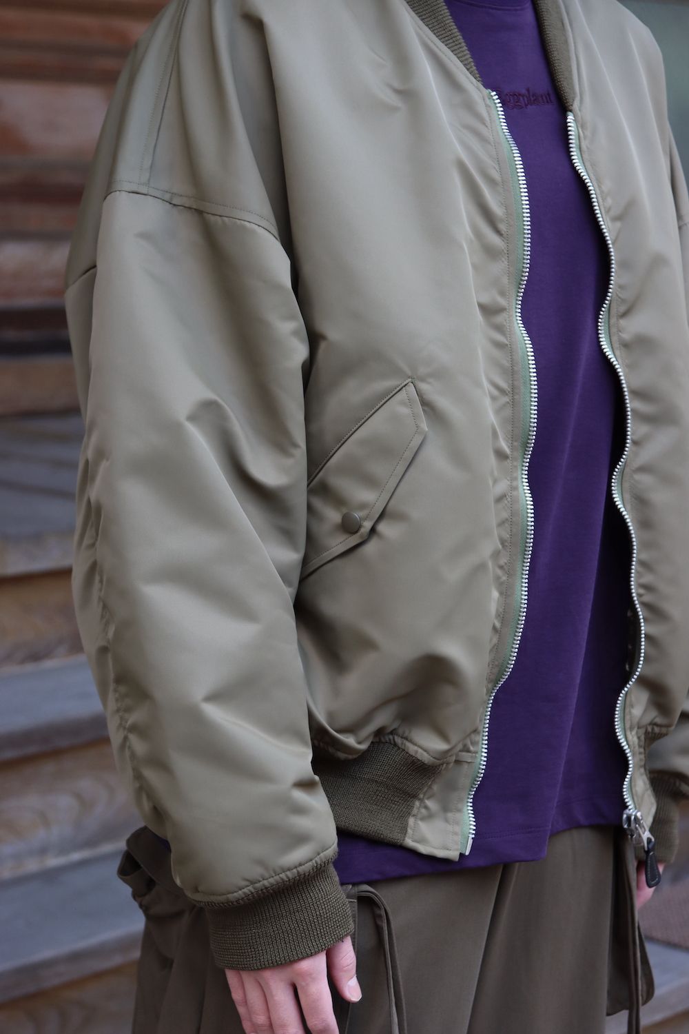 doublet VEGETABLE DYED MA-1(22SS13BL132) style.2022.1.19 doublet VEGETABLE DYED MA-1(22SS13BL132) style.2022.1.19