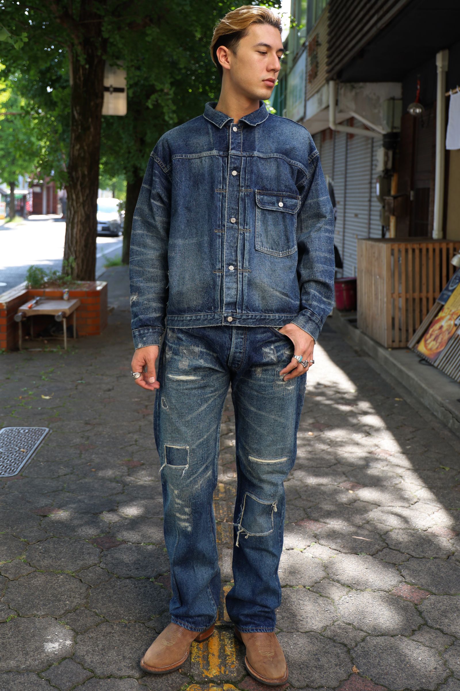 アイジュンヤワタナベマン 24AW New Manual Wネームデニムパンツ アイジュンヤワタナベマン 24AW New Manual Wネームデニムパンツ