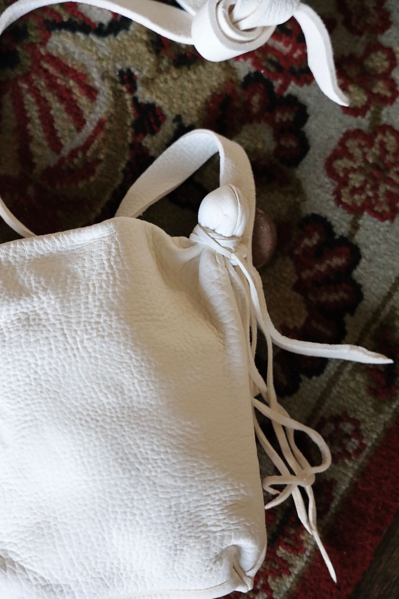 BOWWOW - BOW WOW バウワウ DEER SKIN BAG(BW251-SWT)WHITE☆3月 BOWWOW - BOW WOW バウワウ DEER SKIN BAG(BW251-SWT)WHITE☆3月