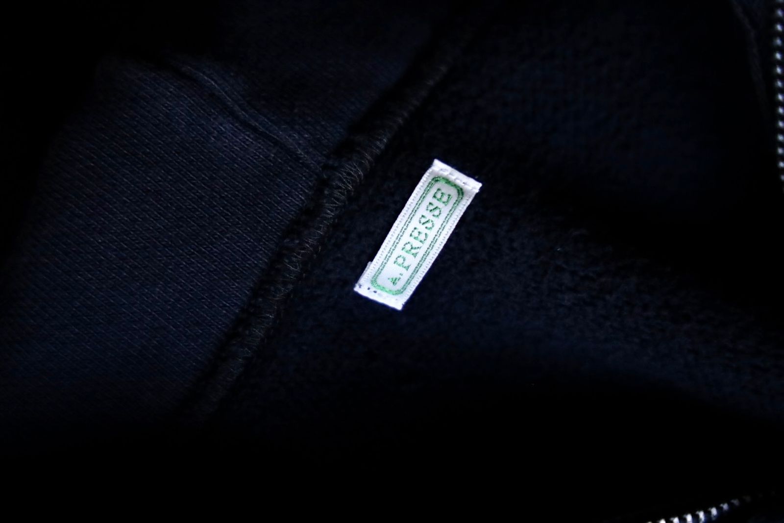 A.PRESSE - アプレッセ Vintage Half Zip Sweat Hoodie (24AAP A.PRESSE - アプレッセ Vintage Half Zip Sweat Hoodie (24AAP