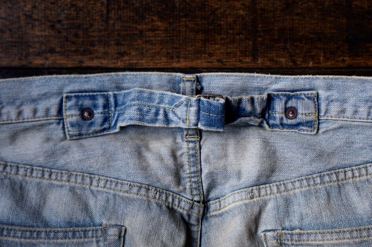 A.PRESSE - アプレッセ No.37 Washed Wide Denim Pants(25SAP-04 A.PRESSE - アプレッセ No.37 Washed Wide Denim Pants(25SAP-04