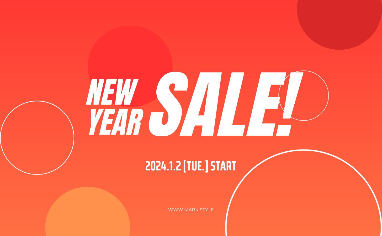 NEW YEAR SALE | MARK