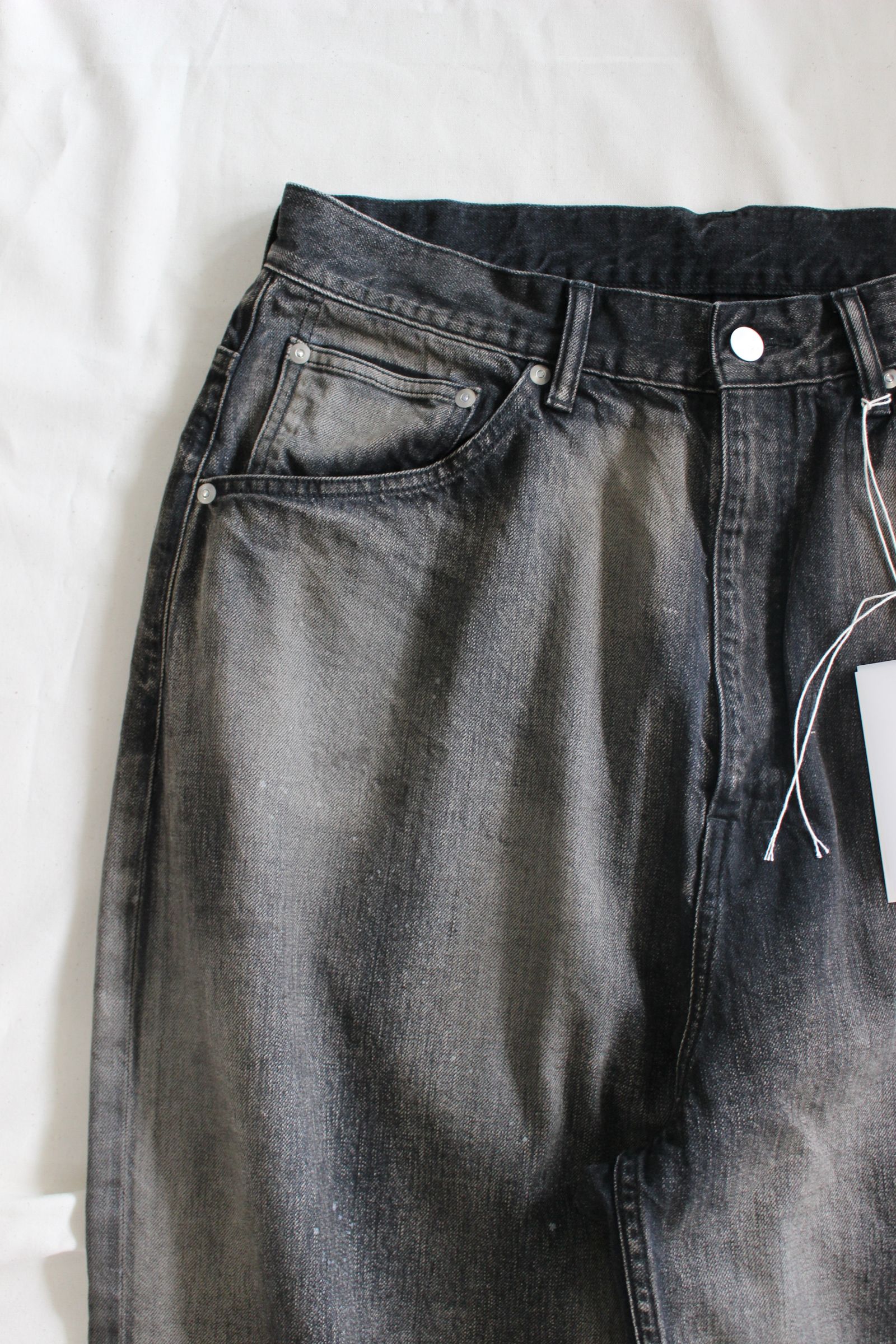 ANCELLM - AGING WIDE 5P DENIM PANTS | INDIGO | デニム | NapsNote ANCELLM - AGING WIDE 5P DENIM PANTS | INDIGO | デニム | NapsNote