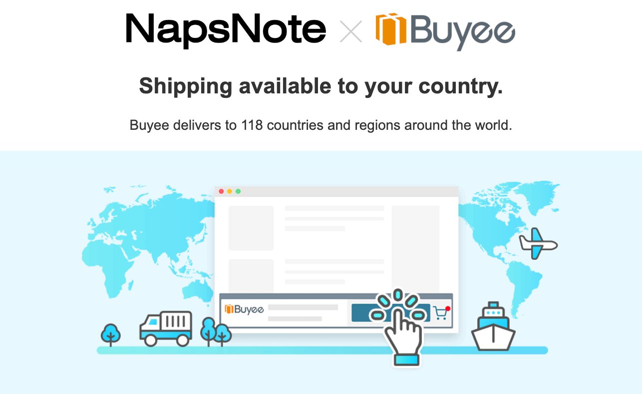 For Overseas Customers | NapsNote