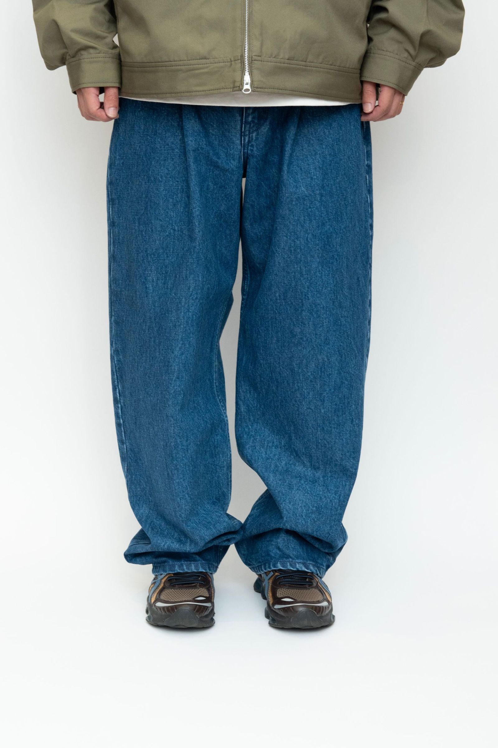 EVCON - 1TUCK BAGGY DENIM BIO | BLACK | デニム | NapsNote EVCON - 1TUCK BAGGY DENIM BIO | BLACK | デニム | NapsNote