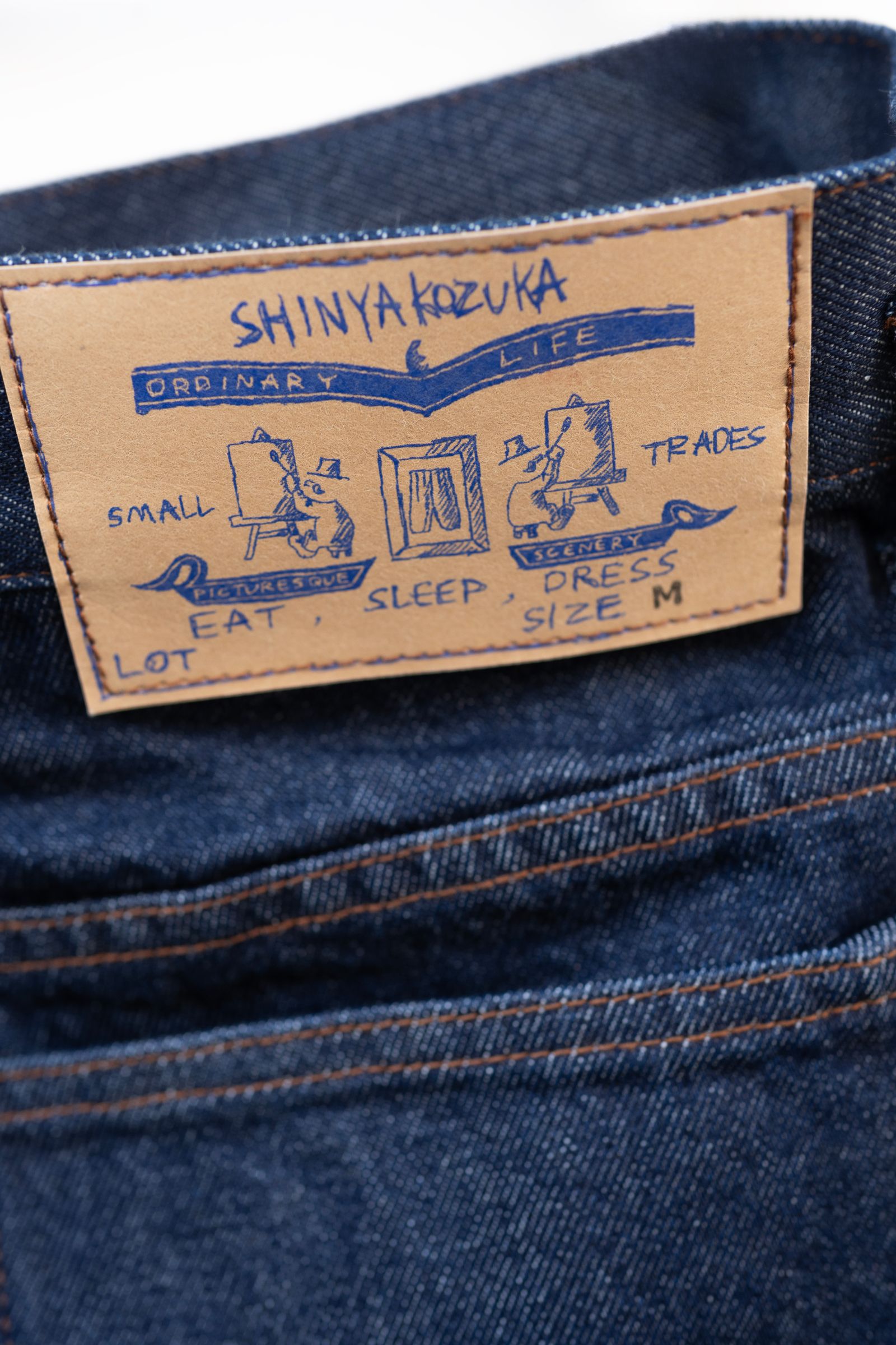 SHINYAKOZUKA - ORDINARY CITY BAGGY / INDIGO | Retikle Online SHINYAKOZUKA - ORDINARY CITY BAGGY / INDIGO | Retikle Online