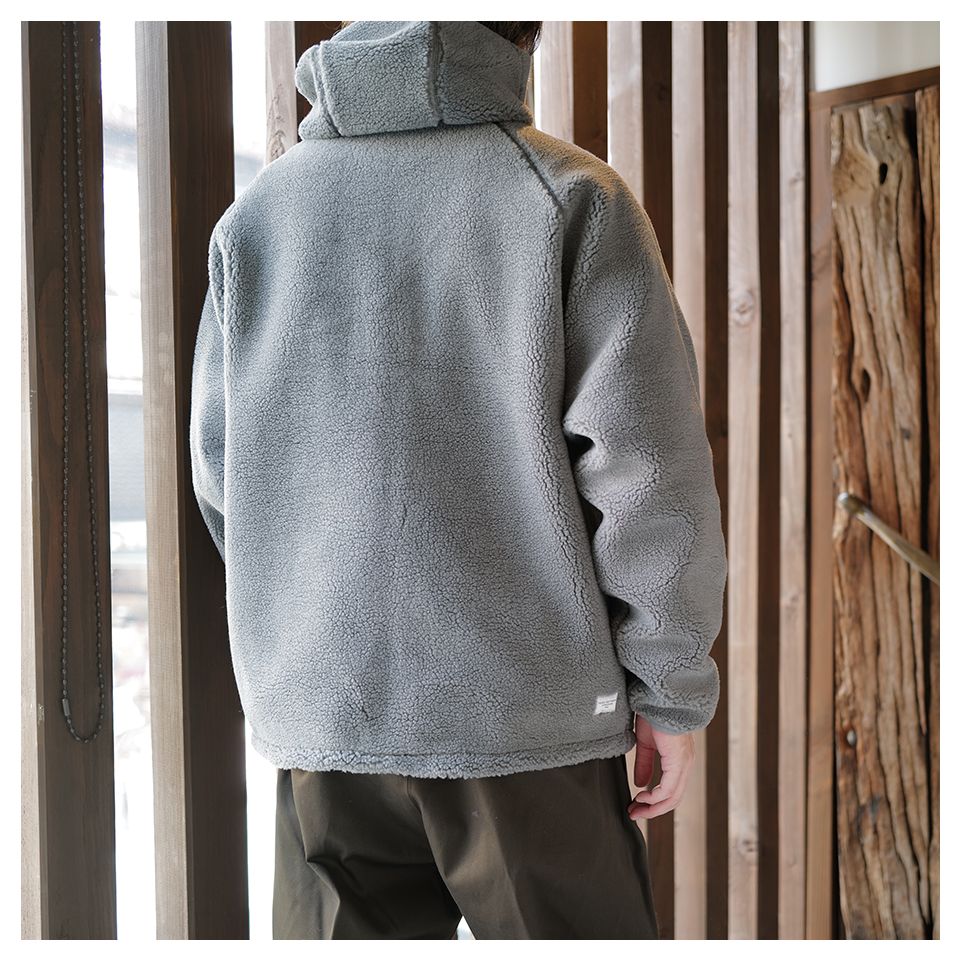 GOD SELECTION XXX - 【Last1 M】 GX-A24-JK-02 FLEECE JACKET BLACK | River