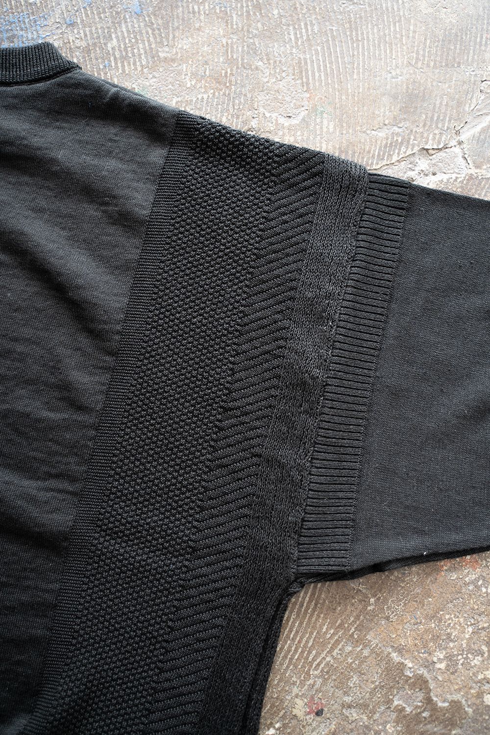 YASHIKI - 【ラスト1点】【24SS】Nomichi Knit(BLACK) | Salty YASHIKI - 【ラスト1点】【24SS】Nomichi Knit(BLACK) | Salty