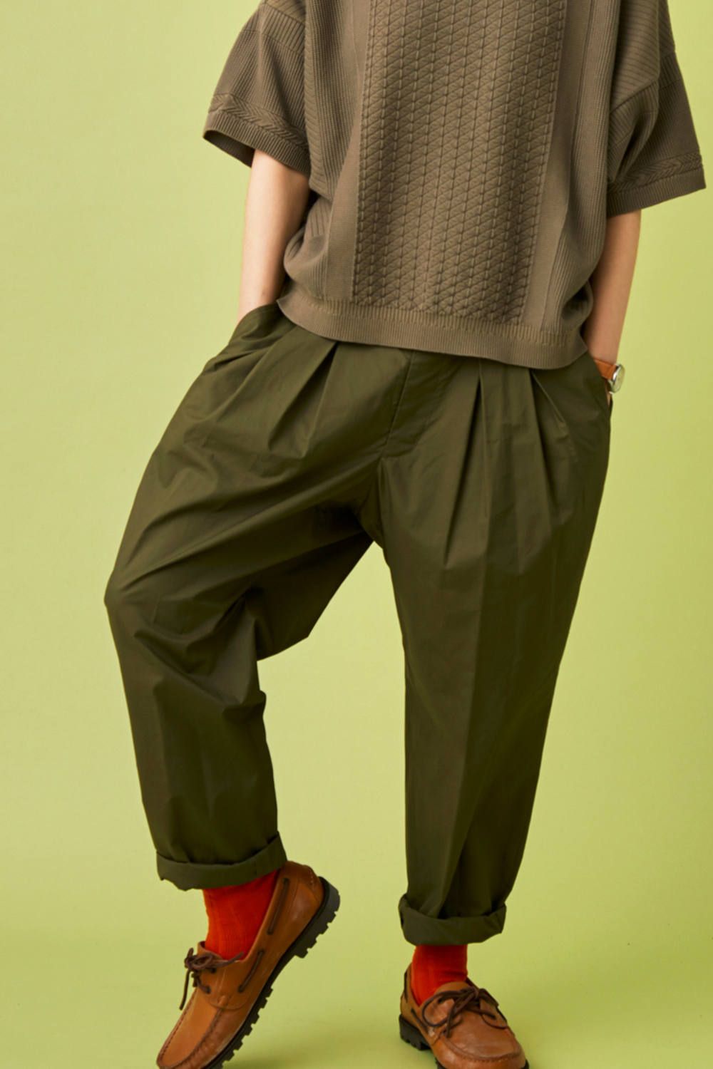 SAYATOMO - 【20SS】Karusan Twill Pants/カルサンツイルパンツ(BEIGE) | Salty