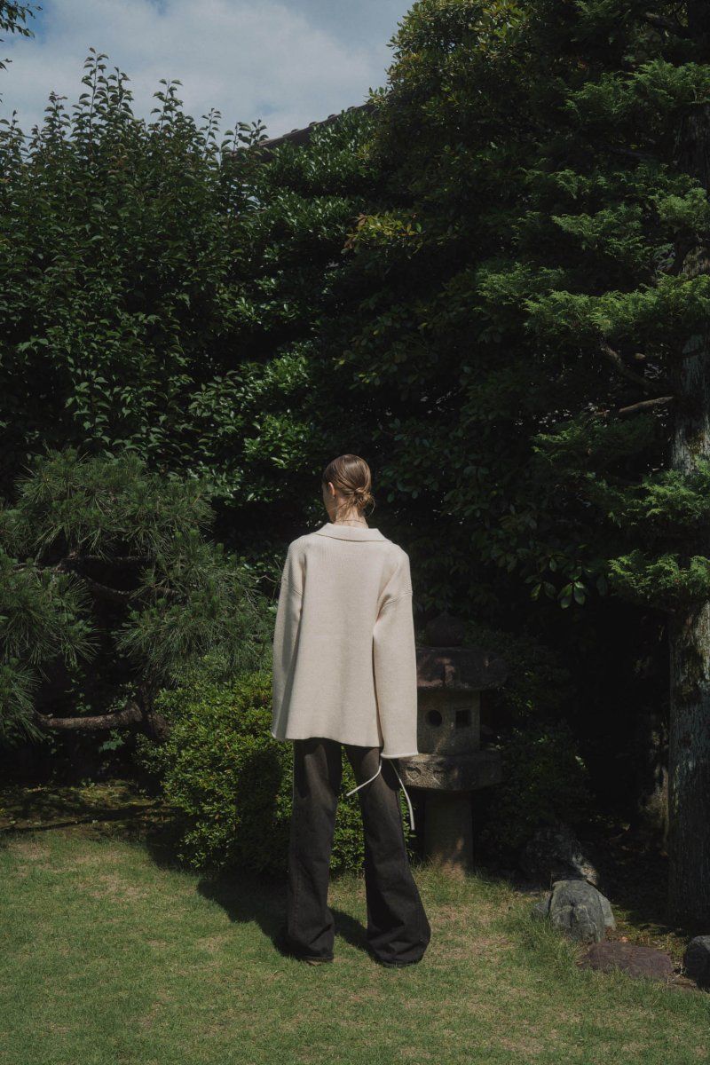 Knuth Marf - slit neck loose knit (unisex) / スリットネック Knuth Marf - slit neck loose knit (unisex) / スリットネック