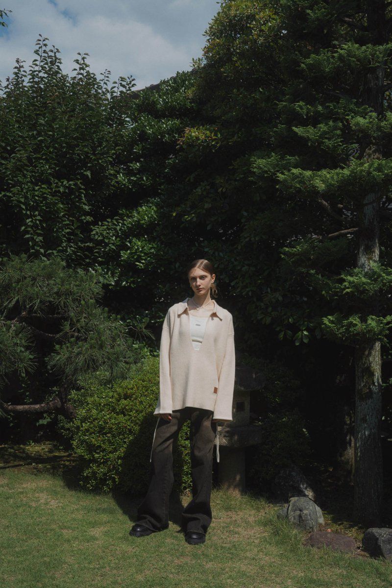 Knuth Marf - slit neck loose knit (unisex) / スリットネック Knuth Marf - slit neck loose knit (unisex) / スリットネック